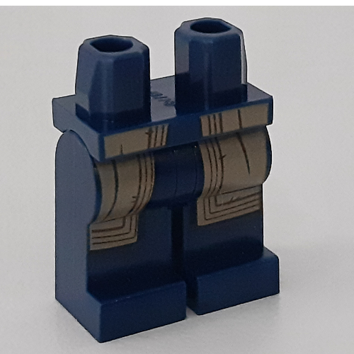 LEGO PART 970c05pr1832 Hips and Dark Blue Legs with Dark Tan Coattails ...
