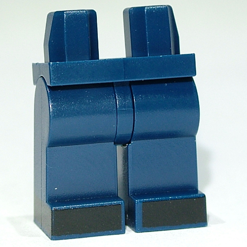 LEGO PART 970c05pr2145 Hips and Dark Blue Legs with Black Shoes print ...
