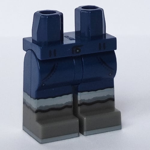LEGO PART 970c05pat12pr0001 Hips with Dark Blue Legs and Dark Bluish ...