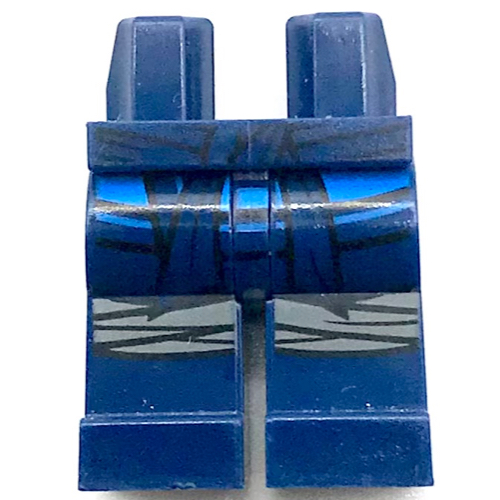 LEGO PART 970c05pr1727 Hips and Dark Blue Legs with Dark Blue Sash ...