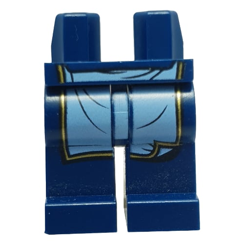 LEGO PART 970c05pr9951 Hips and Dark Blue Legs with Bright Light Blue ...