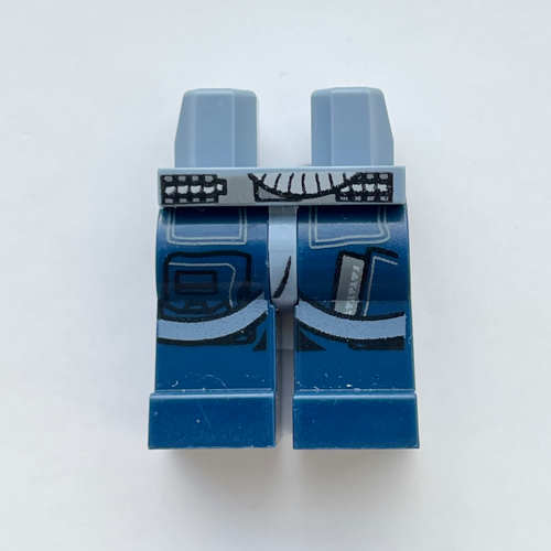 LEGO PART 970c05pr1132 Hips and Dark Blue Legs with U-Wing/Y-Wing Pilot ...