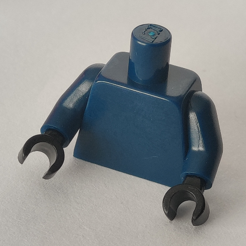 LEGO PART 973c05h03 Torso, Dark Blue Arms, Black Hands [Plain ...