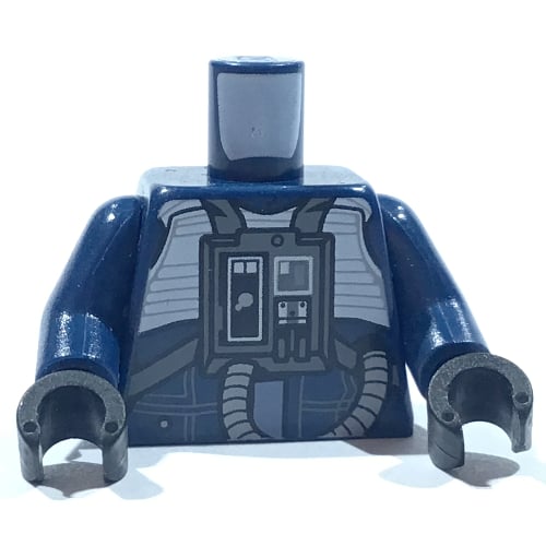LEGO PART 973c05h03pr3633 Torso Flight Suit with Chest Panel and Tubes ...