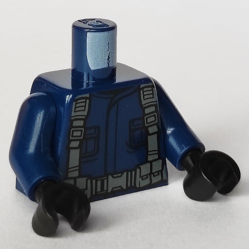 LEGO PART 973c05h03pr4248 Torso Jacket, Pockets, Straps, and Utility ...