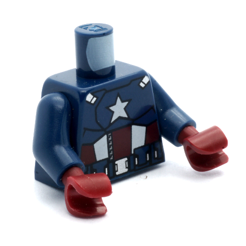 LEGO PART 973c05h10pr2038 Torso Armor with White Star on Chest Print ...