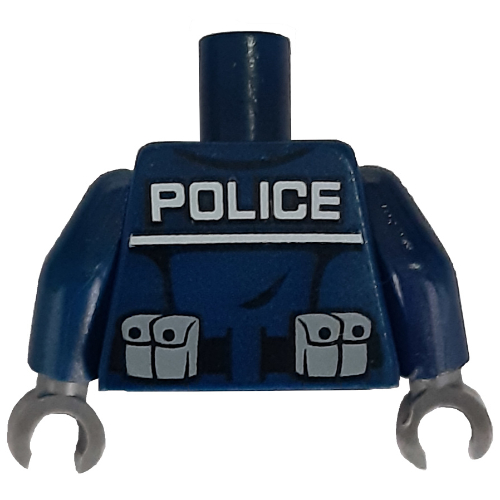 LEGO PART 973c05h12pr2504 Torso Police Jacket and Gold Police Badge ...