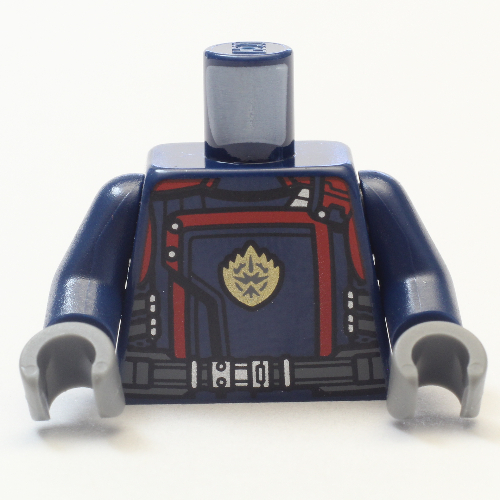 LEGO PART 973c05h12pr6845 Torso, Armor, Red Lining, Flame Symbol ...