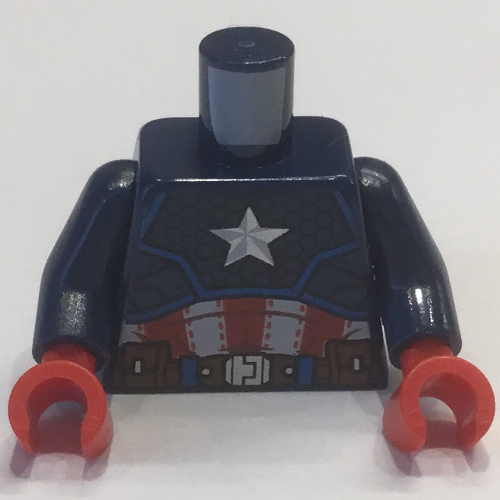 LEGO PART 973c05h22pr5400 Torso Armor with White Star on Chest Print ...