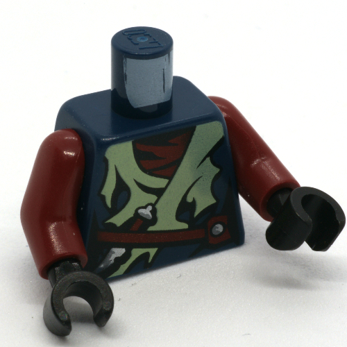 LEGO PART 973c10h03pr3038 Torso Robes, Tattered with Yellowish Green ...