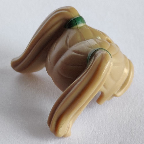LEGO PART 20596pr0001 Hair Pigtails High, Long Bangs, Hole on Top, Hair ...