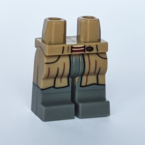 LEGO PART 970c11pat12pr0003 Hips with Dark Tan Legs and Dark Bluish ...