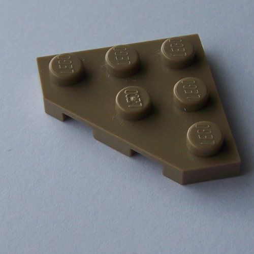 LEGO PART 2450 Wedge Plate 3 x 3 Cut Corner | Rebrickable - Build with LEGO