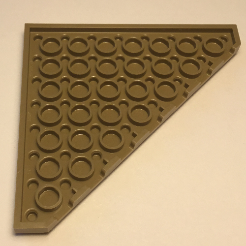 LEGO PART 30504 Wedge Plate 8 x 8 Cut Corner | Rebrickable - Build with ...