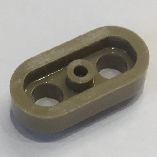 LEGO PART 35480 Plate Special 1 x 2 Rounded with 2 Open Studs ...
