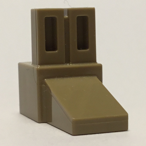 LEGO PART 35525pr0001 Animal Body Part, Rabbit Head Blocky with Black ...