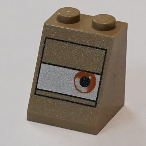 LEGO PART 3678bpr0012 Slope 65° 2 x 2 x 2 with Bottom Tube and Eye ...