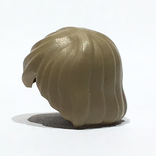 LEGO PART 3884 Hair Mid Length, Smooth, Swept Aside | Rebrickable ...