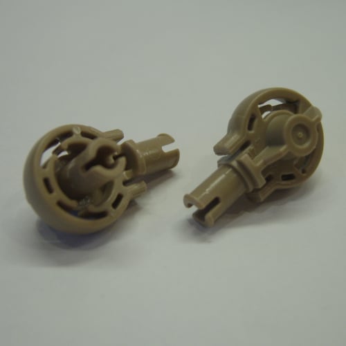 LEGO PART 47455 Technic Rotation Joint Ball Loop with Two Perpendicular ...