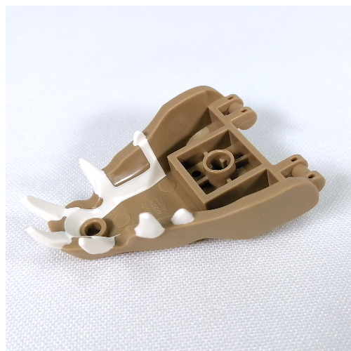 LEGO PART 72224pr0003 Creature Body Part, Dragon Head Upper Jaw with 4 ...