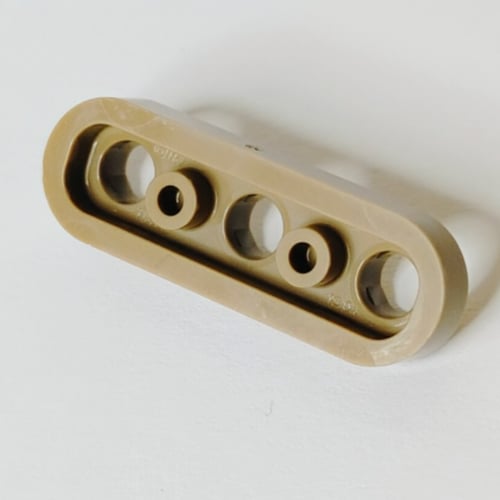 LEGO PART 77850 Plate Special 1 x 3 Rounded with 3 Open Studs ...
