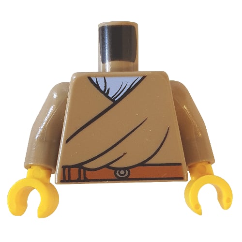 LEGO PART 973c11h01pr2322 Torso Robe with Dark Orange Belt over Bright ...