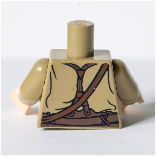 LEGO PART 973c11h02pr2056 Torso Shirt with Brown Belt Print (Samwise ...