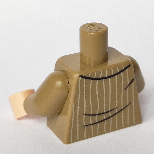 LEGO PART 973c11h02pr4442 Torso Sweater with Vertical White Stripes ...