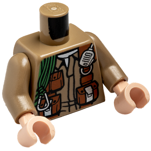 LEGO PART 973c11h02pr4752 Torso Shirt, Pockets, Utility Belt/Strap ...