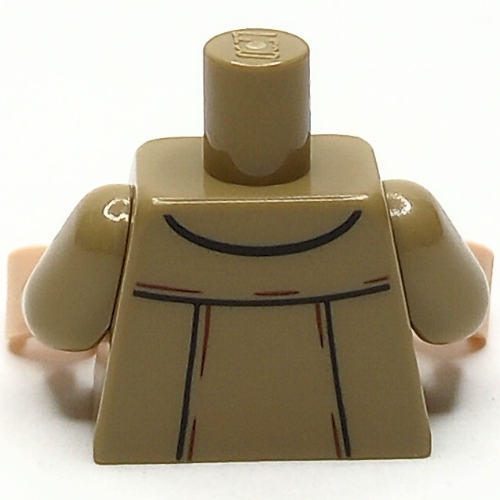LEGO PART 973c11h02pr6464 Torso Jacket, Open over Dark Blue Sweater ...
