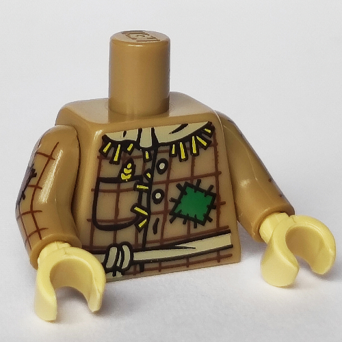 LEGO PART 973c11h26pr2414 Torso Tunic, Scarecrow Chest and Arm Print ...