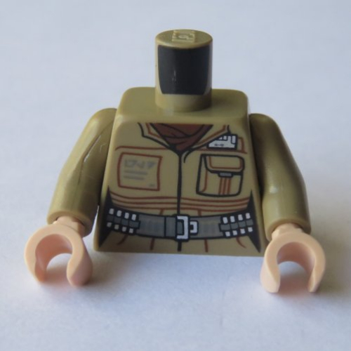 LEGO PART 973c11h02pr3989 Torso Jacket with Pocket and Gray Utility ...