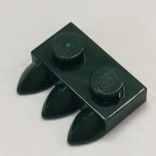 LEGO PART 15208 Plate Special 1 x 2 with Three Teeth [Tri-Tooth ...