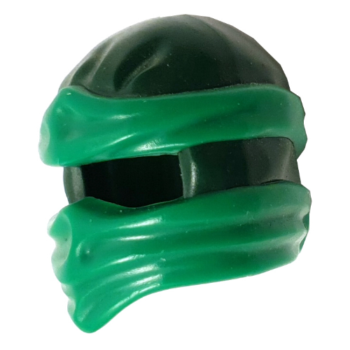 LEGO PART 19857pat0007 Wrap with Short Back Knot, Green Pattern ...