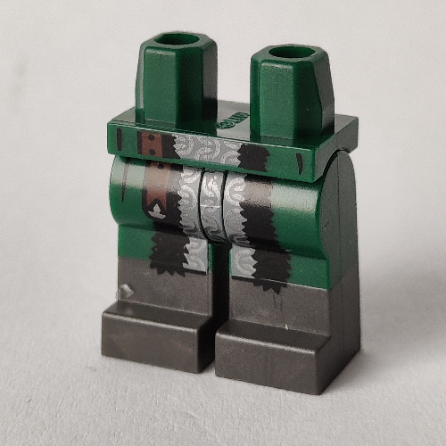 LEGO PART 970c35pat75pr0994 Hips with Dark Green Legs and Pearl ...
