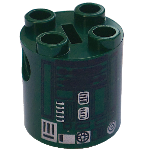 LEGO PART 30361cpr1003 Brick Round 2 x 2 x 2 Robot Body, Axle Holder ...