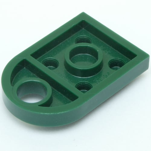 LEGO PART 3176 Plate Special 3 x 2 with Rounded End, Hole | Rebrickable ...