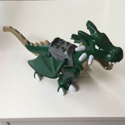 LEGO PART 5334c01pr0002 Duplo Dragon Large with Tan Underside ...