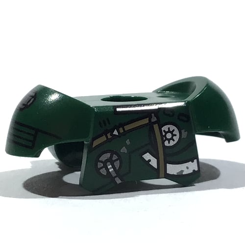 LEGO PART 78643pr0019 Minifig Neckwear Armor Shoulder Pads with Tan ...