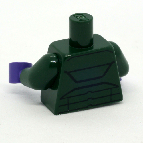 LEGO PART 973c35h09pr2140 Torso Armor with Yellow and Dark Purple Chest ...