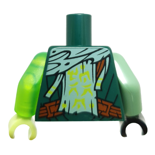 LEGO PART 973d55pr0001 Torso, Odd Arms and Hands, Ninjga Robes Sand ...