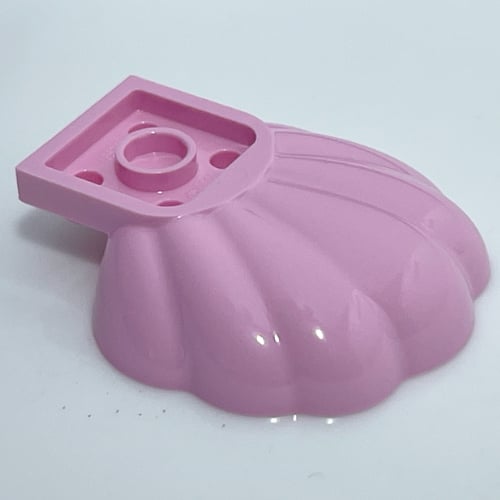 LEGO PART 18970 Animal Body Part, Clam / Scallop Half Shell with 4 ...