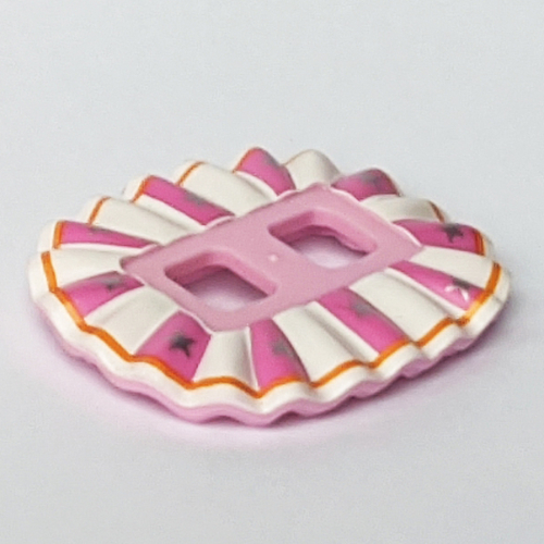 LEGO PART 24087pr0003 Minifig Hipwear Ruffled Ballerina Tutu with White ...