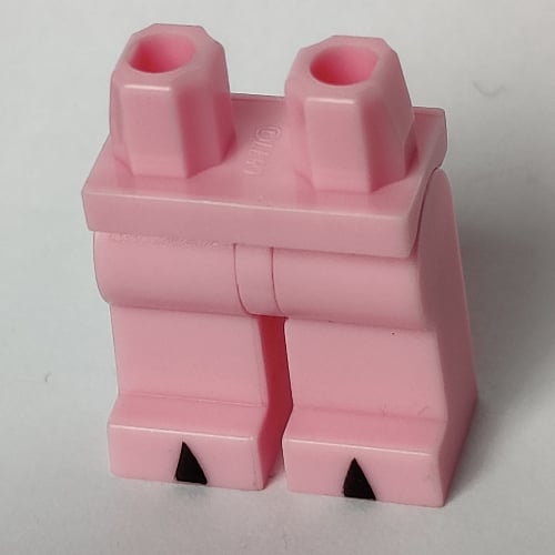 LEGO PART 970c43pr0711 Hips and Bright Pink Legs with Black Triangles ...