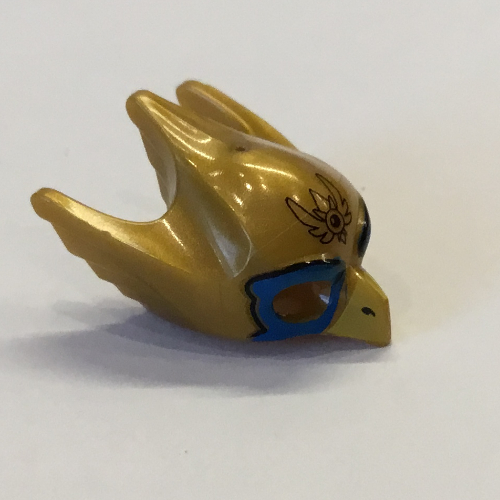 LEGO PART 12549pr0005 Minifig Mask Bird (Eagle) with Yellow Beak and ...
