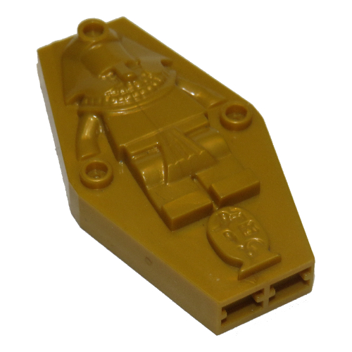 LEGO PART 30164 Sarcophagus Lid 2 x 4 x 6 with Mummy Relief [Plain ...