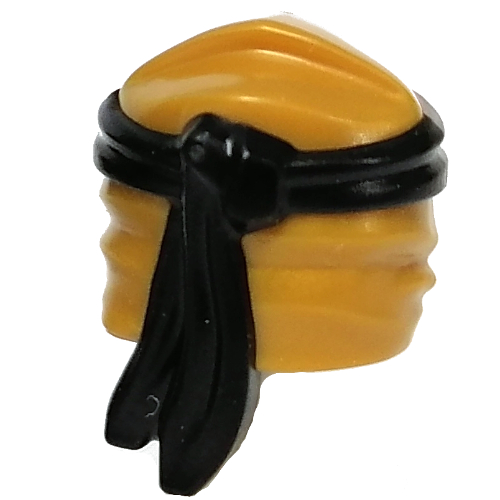 LEGO PART 40925pat0010pr0001 Wrap with Long Back Knot, Black Band ...