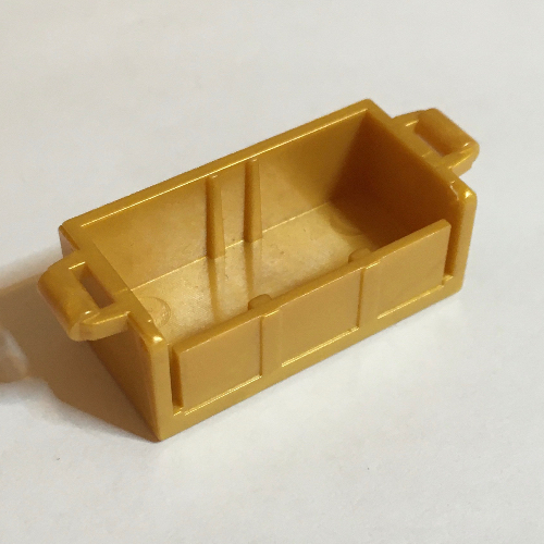LEGO PART 4738b Treasure Chest Bottom with Rear Slots, with Groove ...