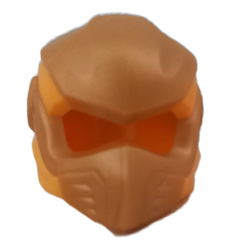 LEGO PART 5990pat0003 Helmet, Ninja with Wraps Bright Light Orange ...