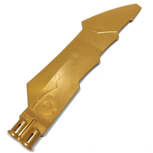 LEGO PART 79895 Weapon Sword with Jagged Edges, Double Axle Hole ...